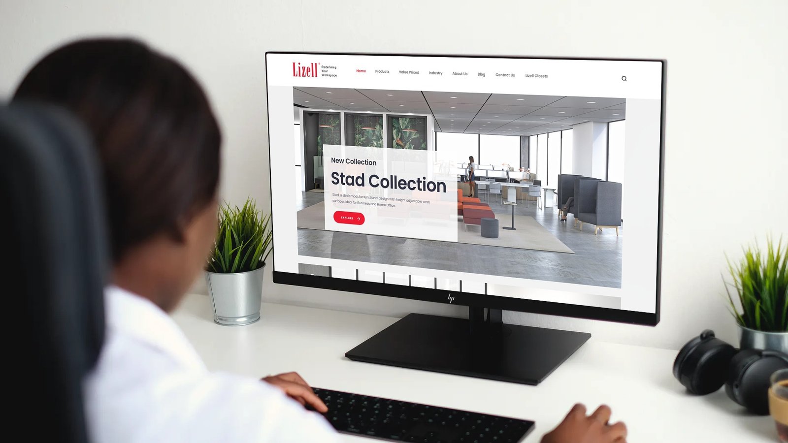 Lizell Furniture Website – Srikar Devarakonda UX/UI Portfolio