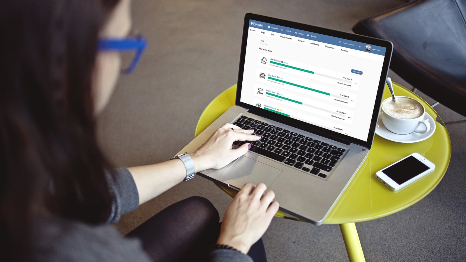 Finacast – Srikar Devarakonda UX/UI Portfolio